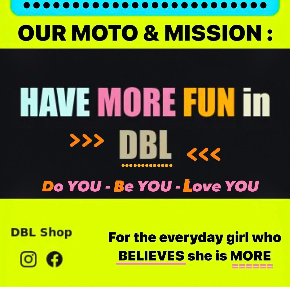 DBL – DBL Shop